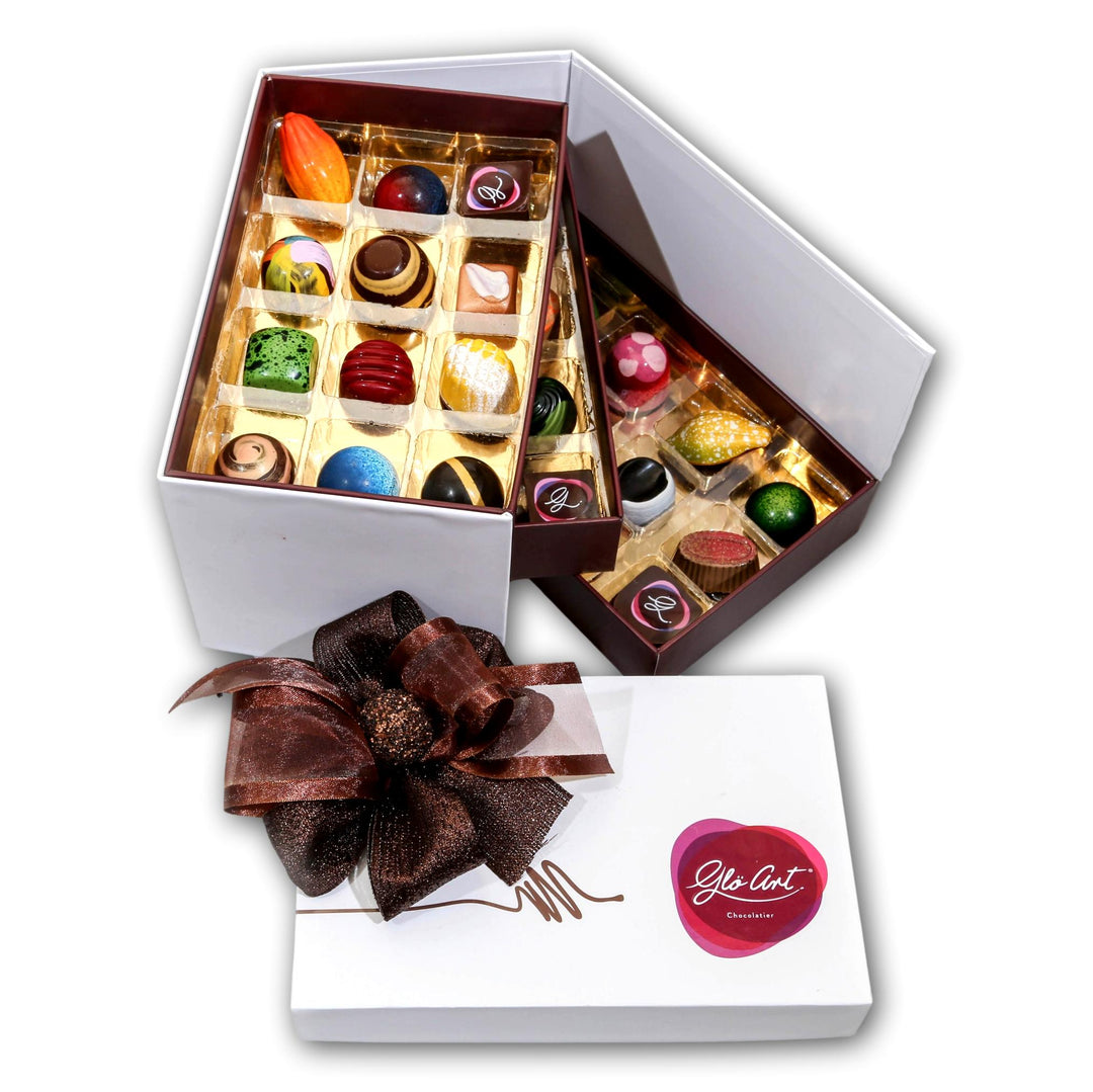 Caja con 36 Bombones de Chocolate | Chocolates Artesanales Finos con ...